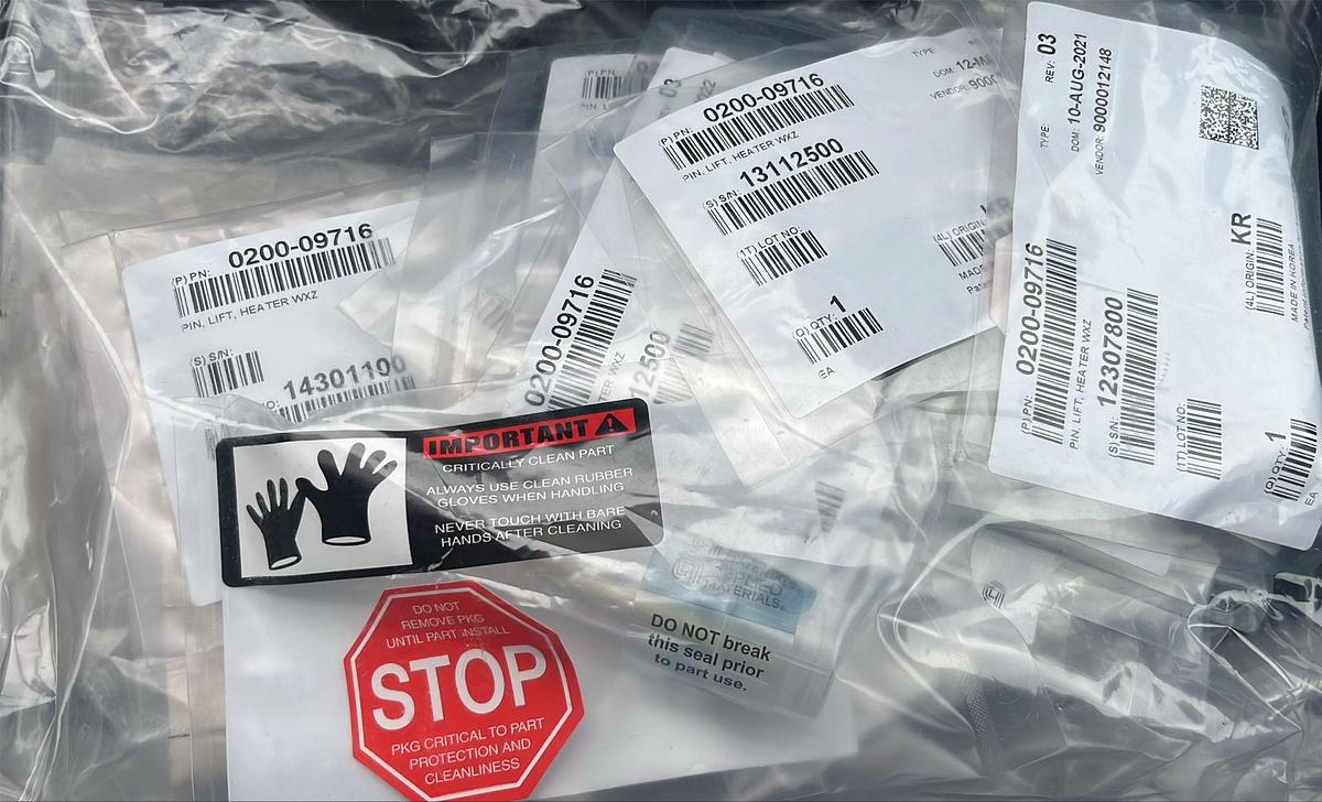 Used Applied Materials AMAT 0200-09716 PIN LIFT HEATER WXZ,HEATER f...