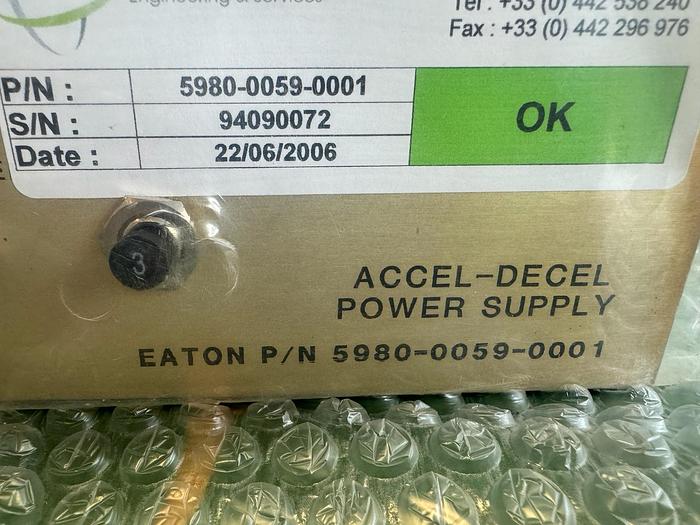 Refurbished Eaton Nova ACCEL - DECEL power supply 5980-0059-0001 f...