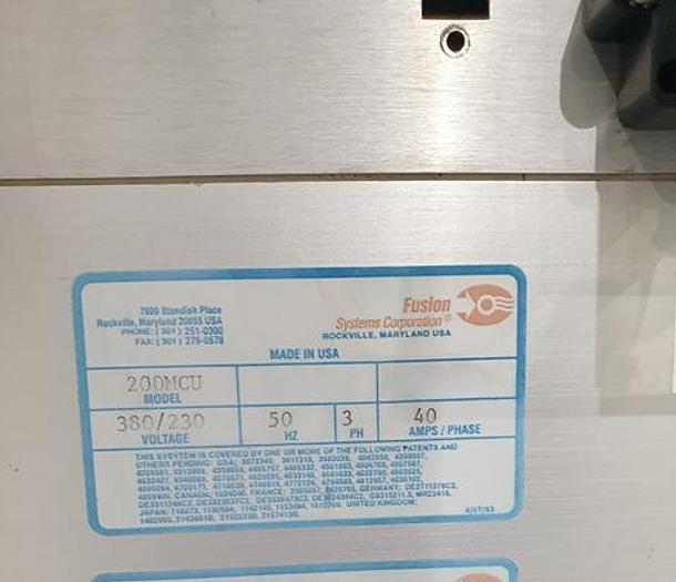 Used Axcelis / Fusion 200 MCU Asher for Sale at Tara Semiconductor ...