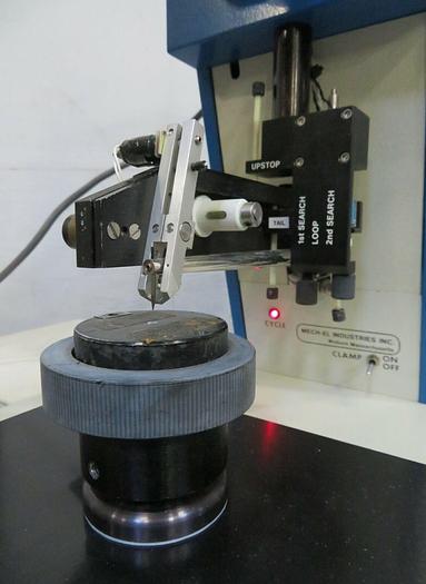 Used Mech-El MEI 909 Aluminum Wire Wedge Bonder w/ Work Holder (ref...