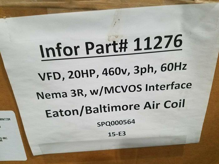 New BAC Eaton Adjustable Frequency Drive VFD 20HP 460V 3PH for Sale in ...