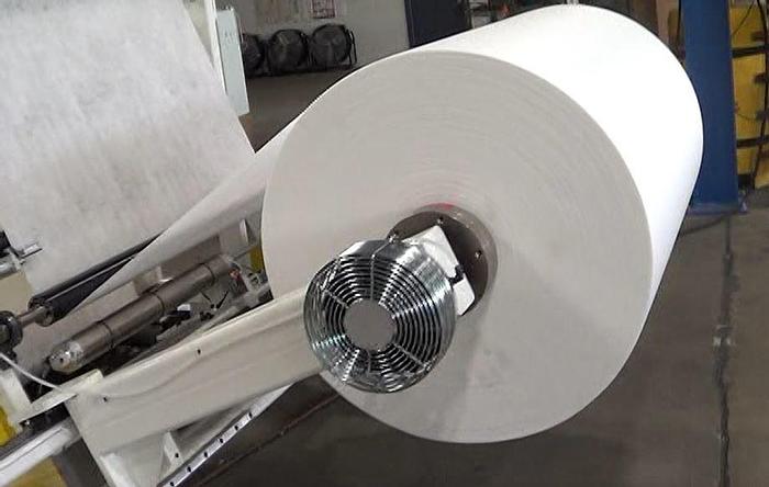 Used 48" WIDE PINNACLE WIPE CONVERTING TURRET SLITTER REWINDER...